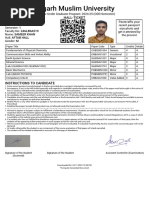 Student Exam Sheet Sample | PDF