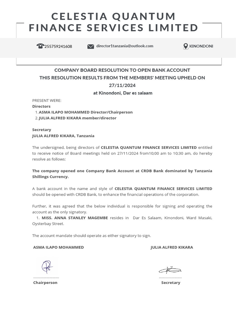 Fayella CRDB Bank BR | PDF