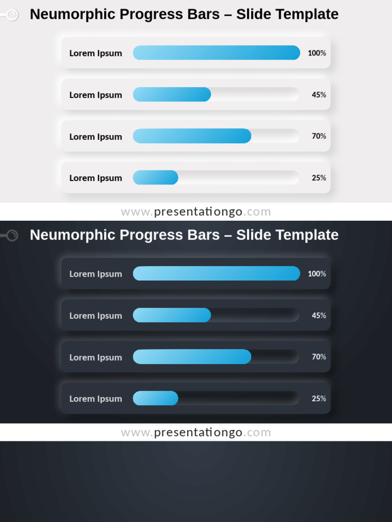2 1685 Neumorphic Progress Bars PGo 16 - 9 | PDF
