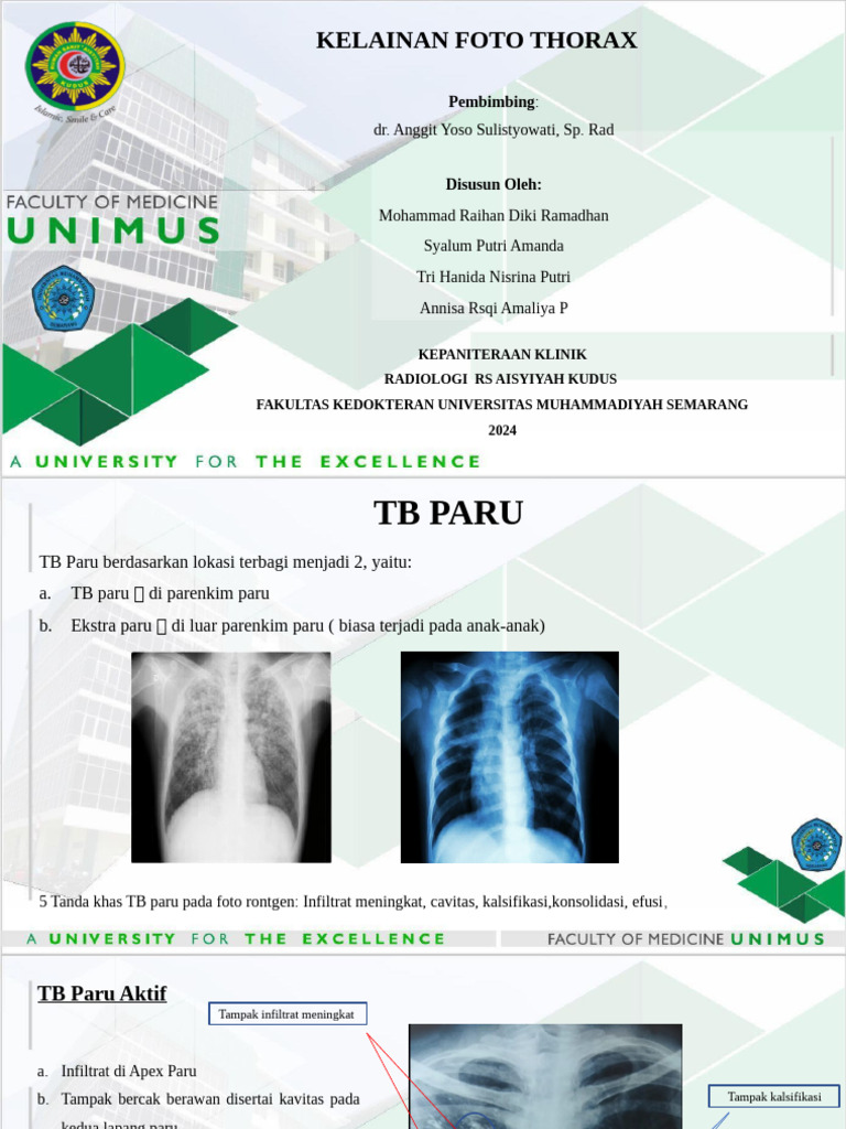 Tentiran Kelainan Rontgen Dada | PDF