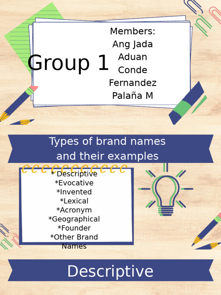 Types of Brand Names Explained | PDF | Brand | Logos