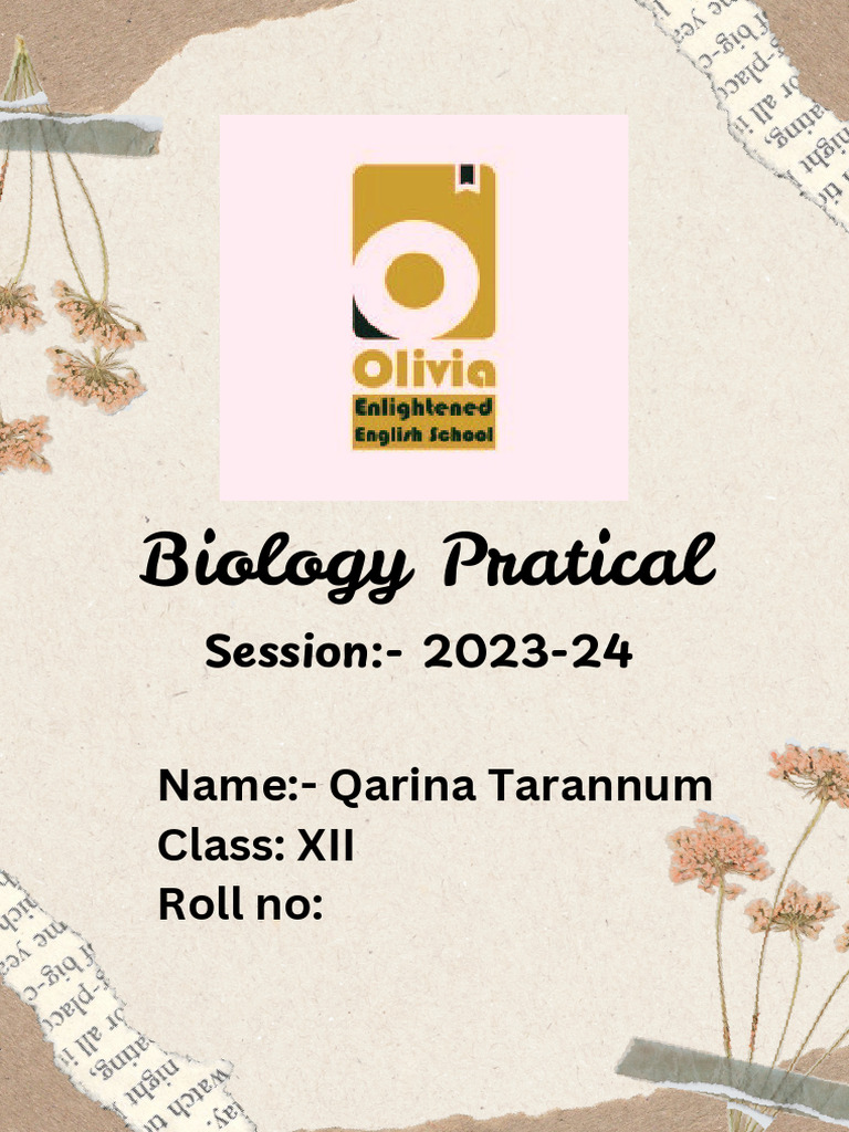 Biology Front PG | PDF