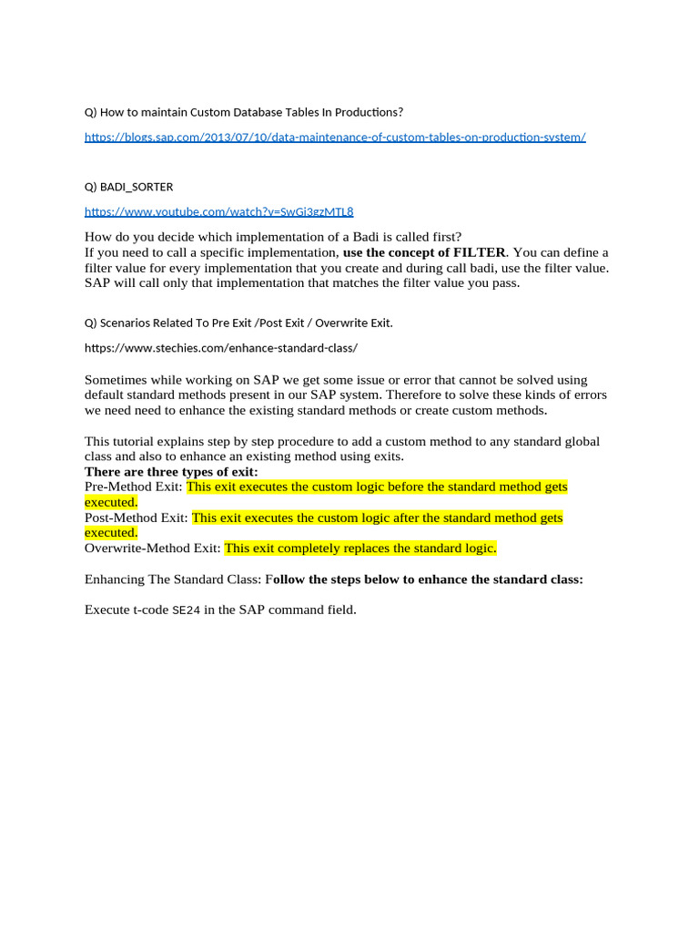 ABAP NOTES | PDF | Software Engineering | Computer Programming ABAP NOTES | PDF | Software Engineering | Computer Programming