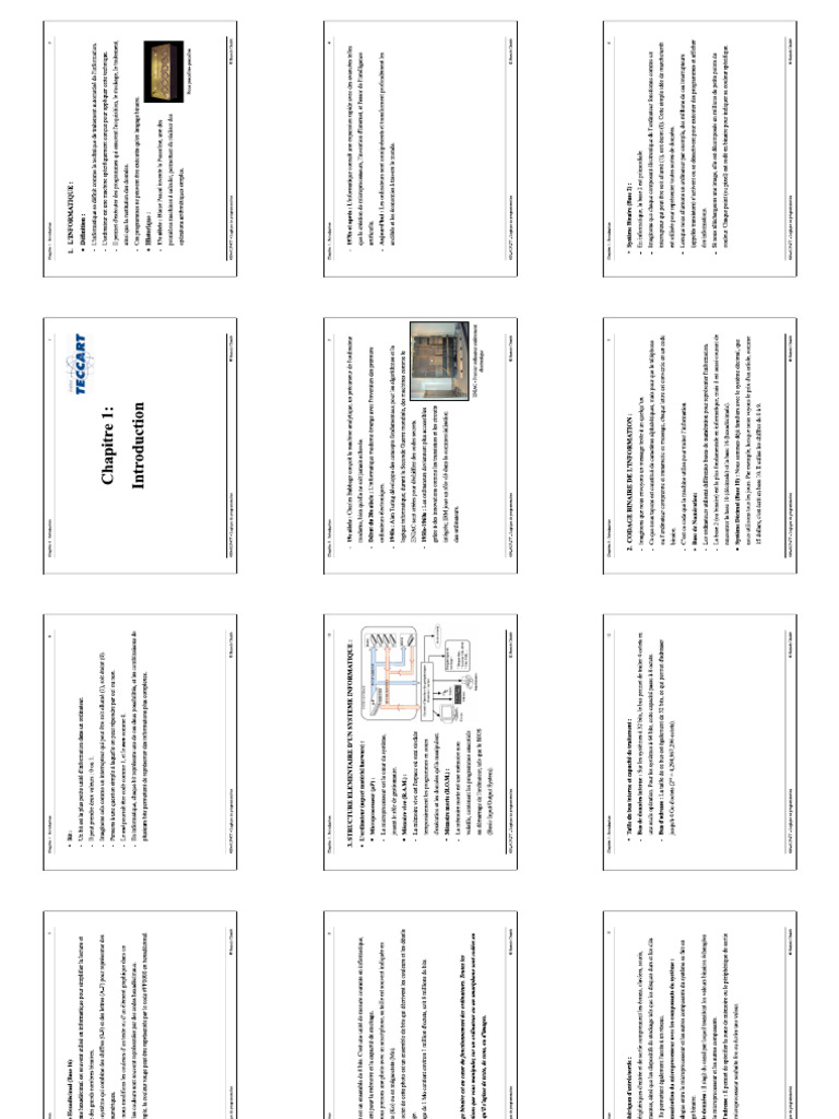 Logique de Programmation Cours 1 | PDF