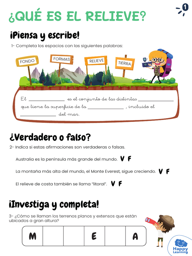 Qué-Es El Relieve | PDF