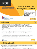 DAT and IAT Blood Bank Procedures | PDF | Anatomy | Tissue (Biology)