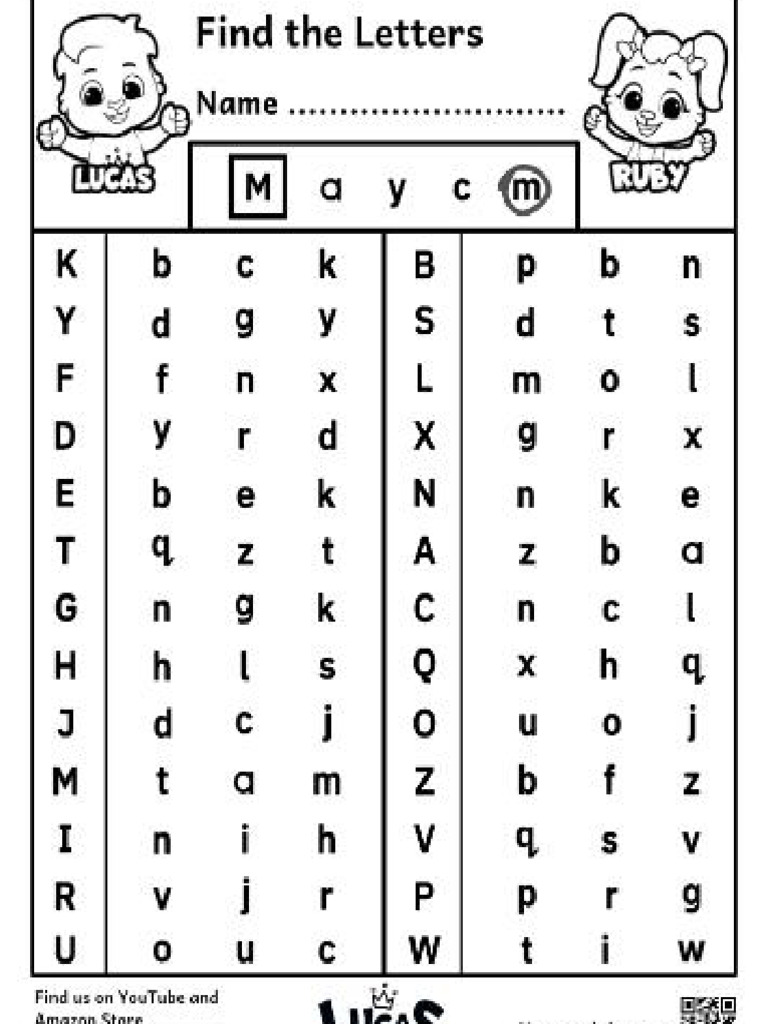 ABC Kids - Tracing & Phonics Worksheet | PDF