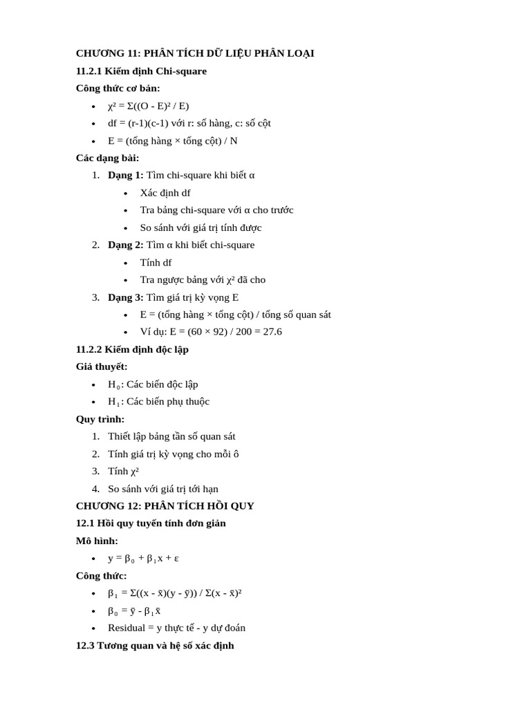 Công TH C PTDL | PDF