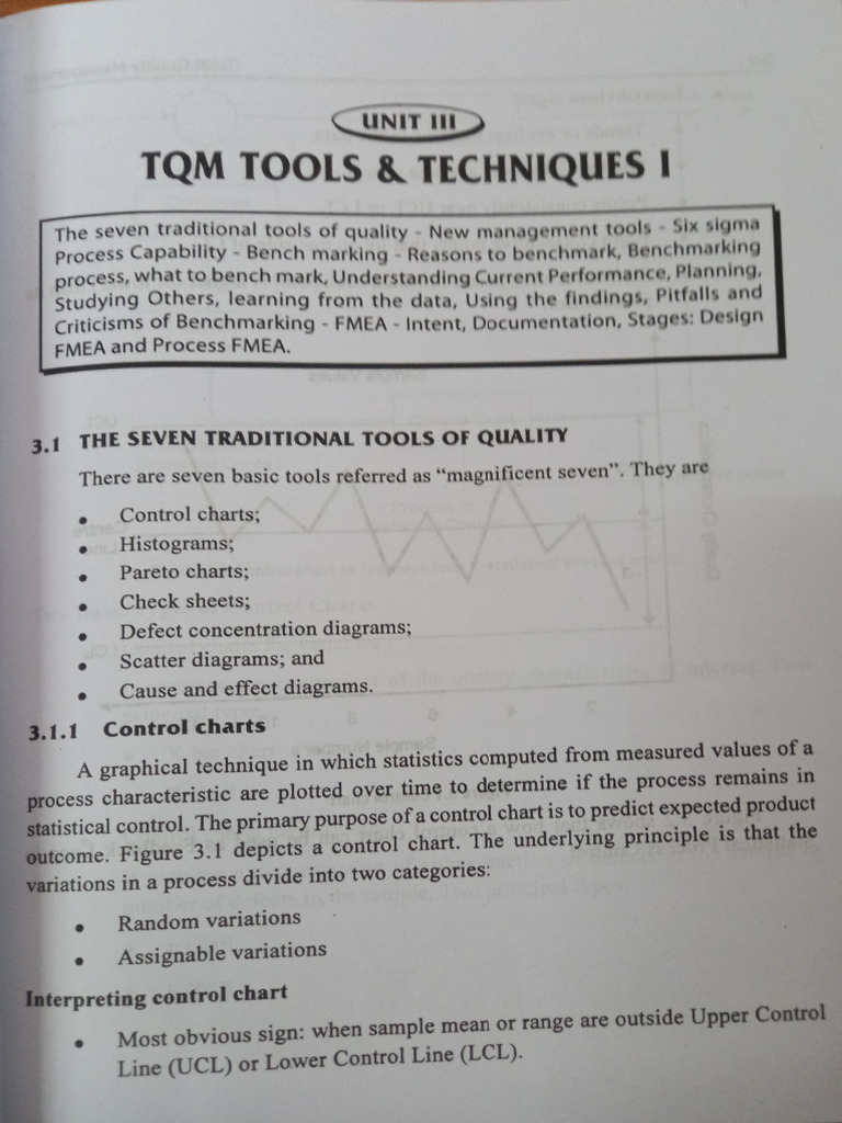 TQM Unit 3 Part 1 | PDF