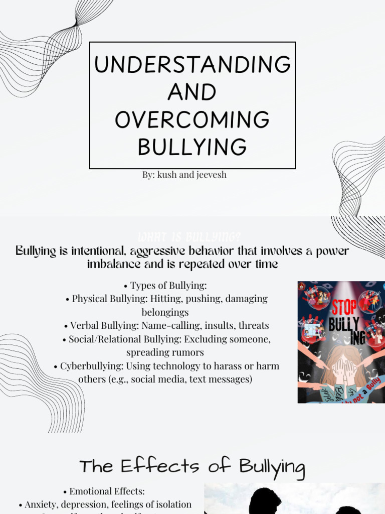 LSPD Presentation Jeevesh Sachdeva | PDF | Bullying | Self Esteem