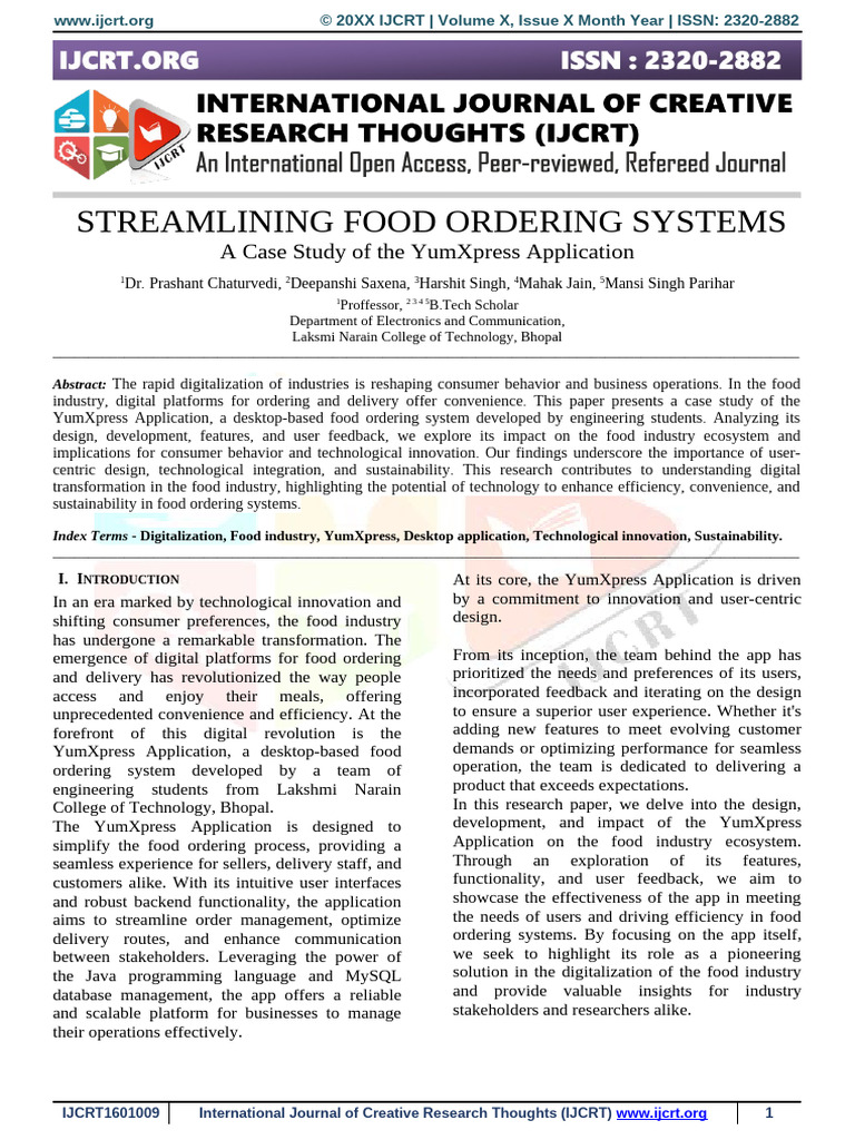 IJCRT_263105 | PDF | Databases | Java (Programming Language)