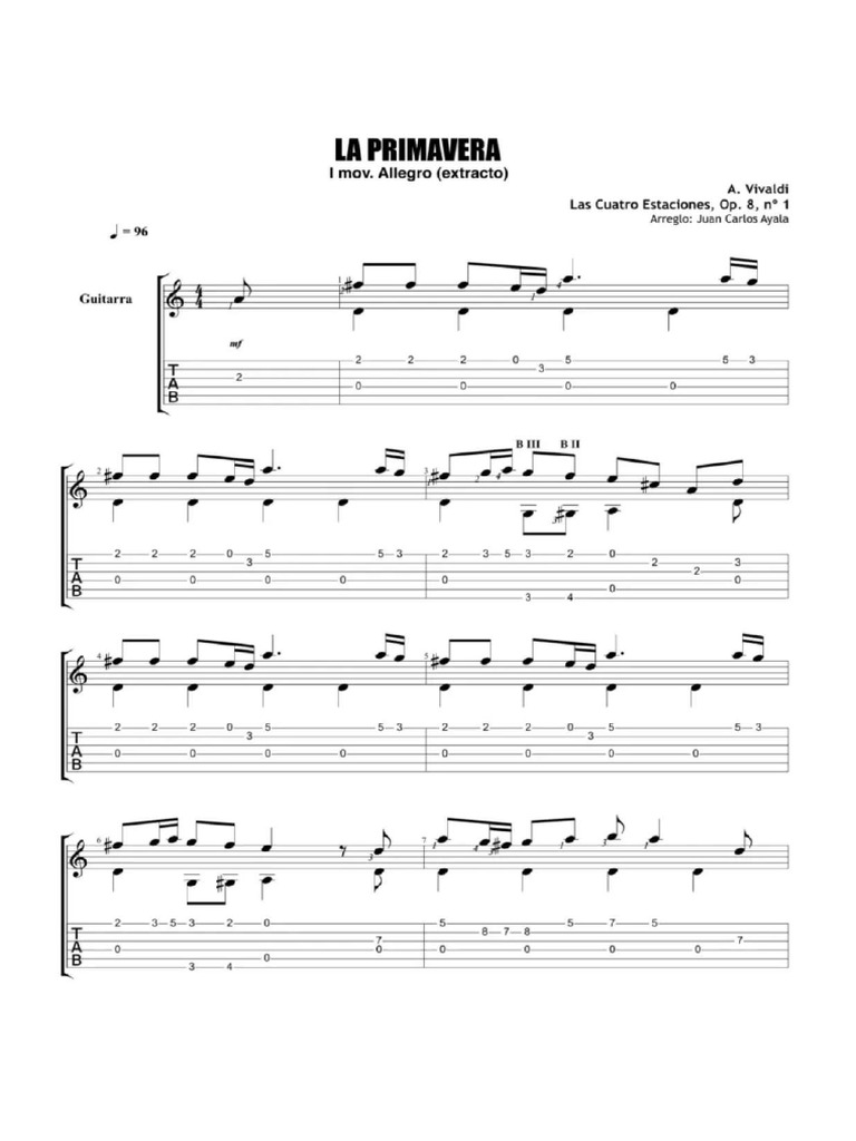 La Primavera | PDF