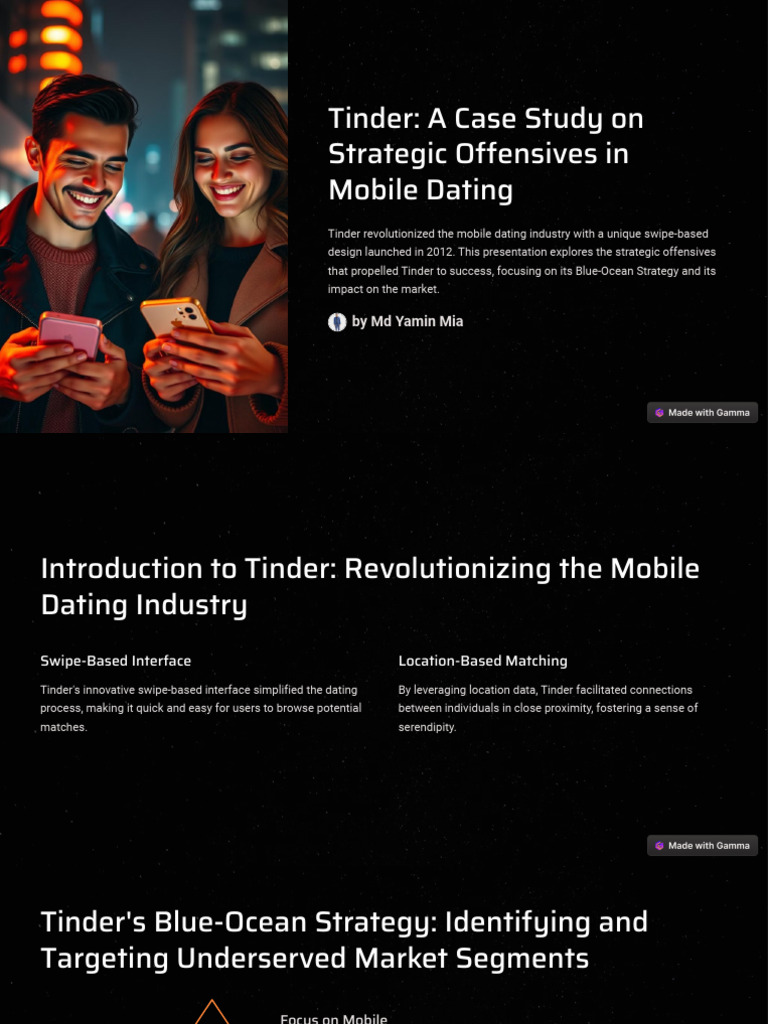 Tinder A Case Study On Strategic Offensives in Mobile Dating | PDF | Tinder (App) | Usability