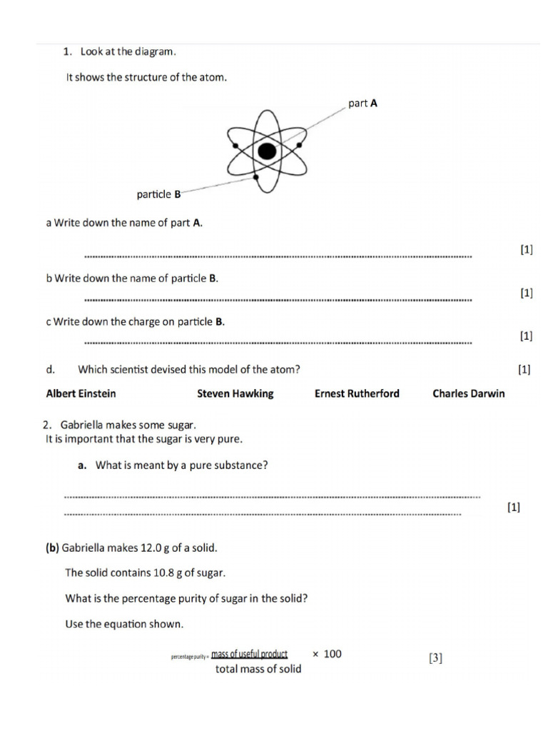 Cambridge Grade 8 Science Matter | PDF