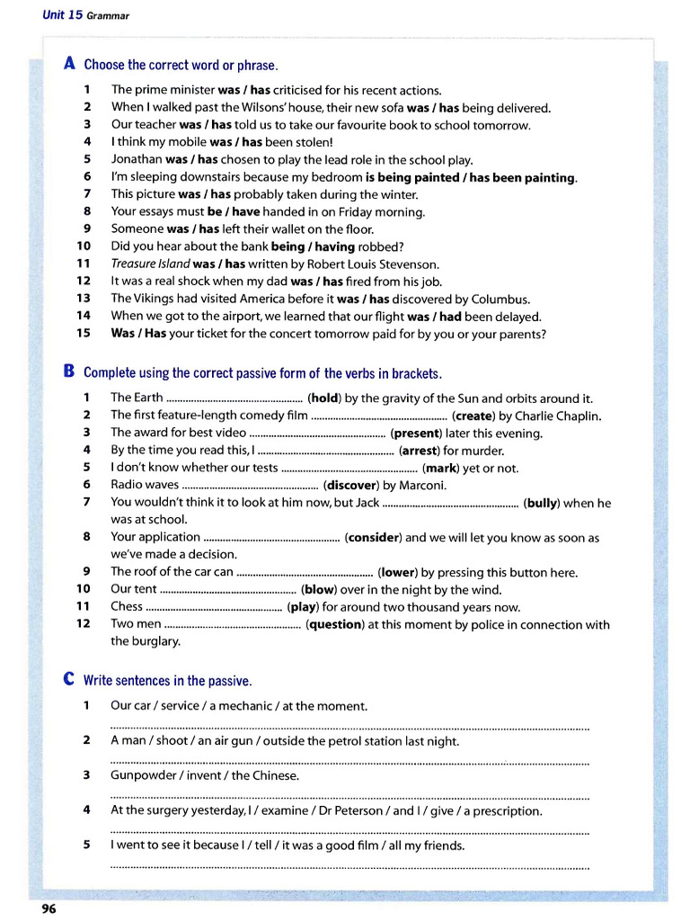 Destination B2. Grammar Vocabulary With Answer Key-Pages-98 | PDF