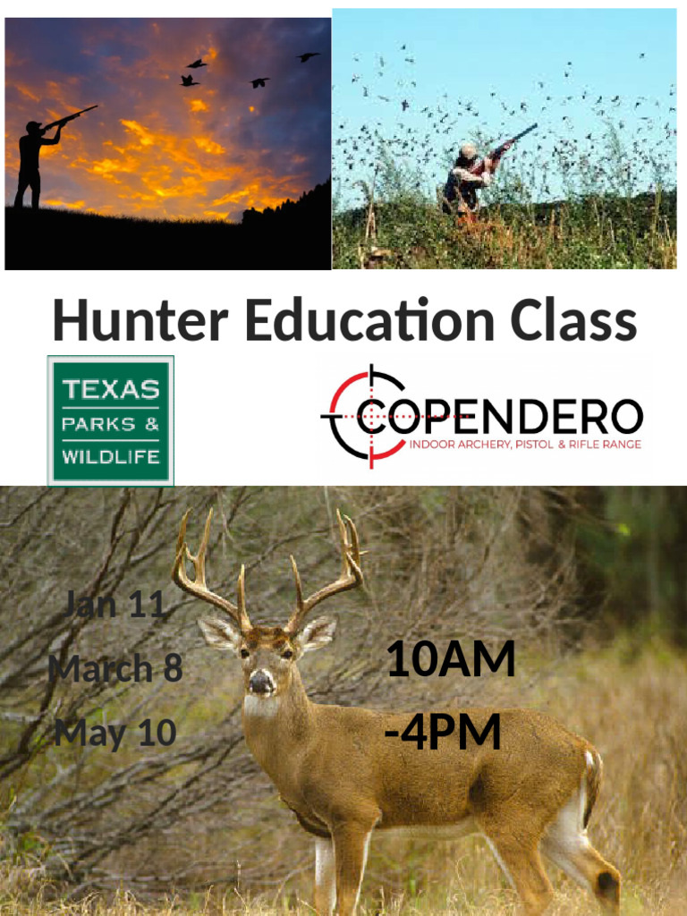 Hunters Ed Class Dates | PDF