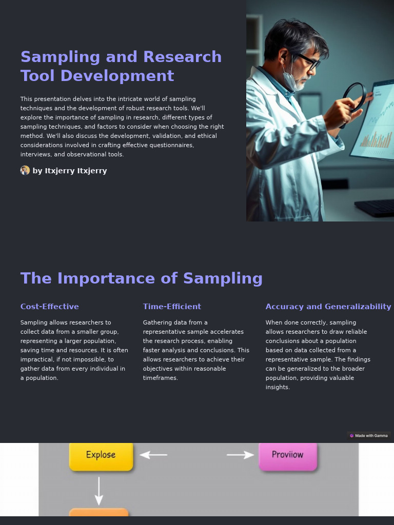 Sampling Techniques and Research Tools | PDF | Sampling (Statistics ...
