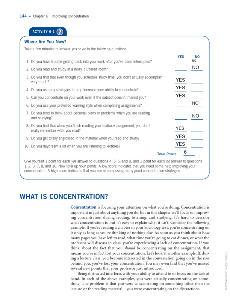 Boost Your Concentration Skills | PDF | Cognition | Cognitive Science