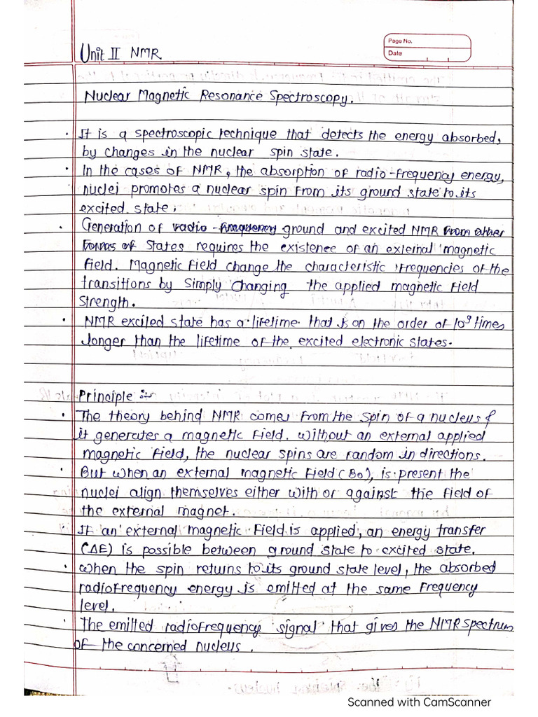 Unit 2 NMR MPAT | PDF