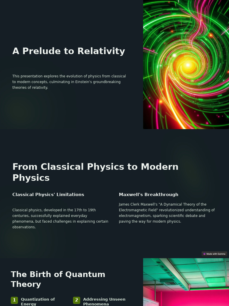 A Prelude To Relativity | PDF | General Relativity | Gravity