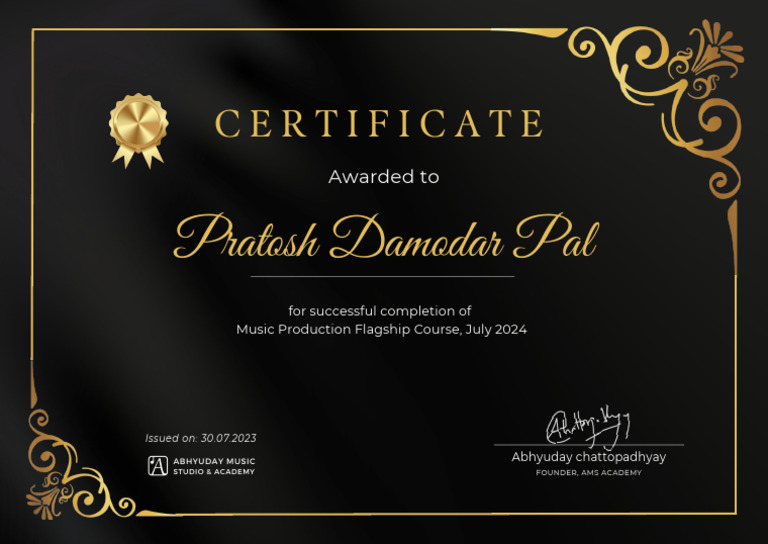 Pratosh Damodar Pal | PDF