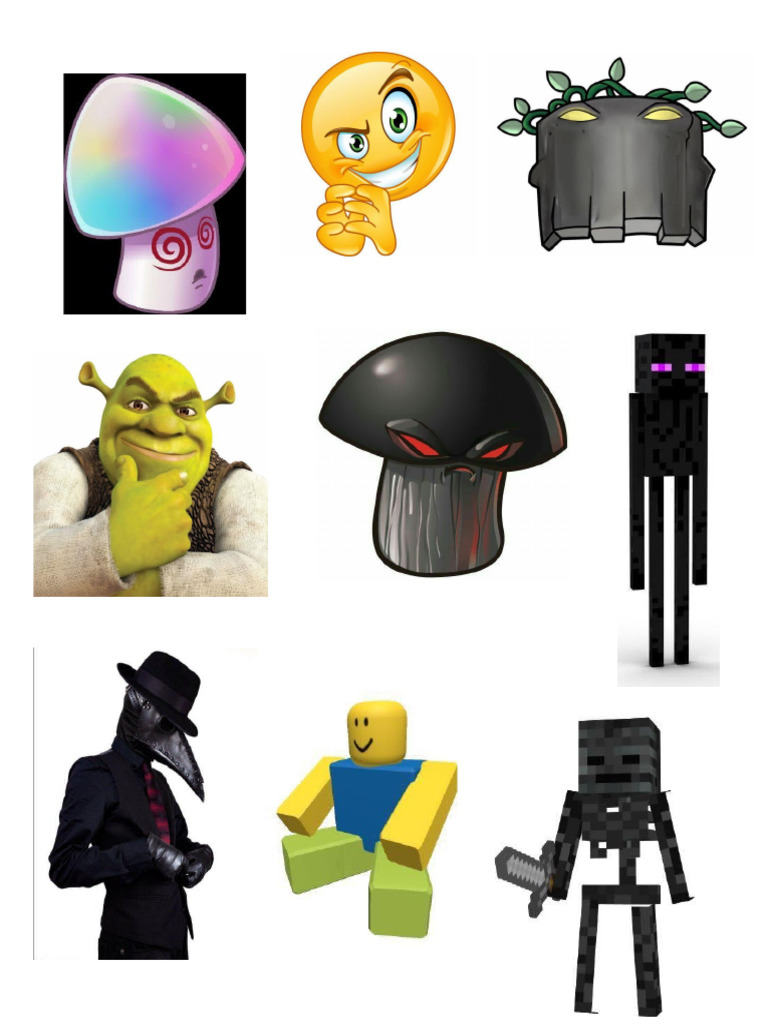 Cartoon and Game Characters | PDF