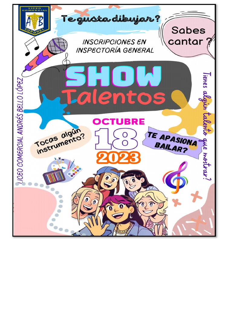 Afiche Show Talentos | PDF