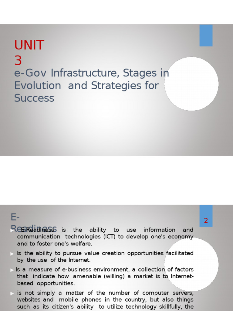 E Readiness | PDF | Computing | Business