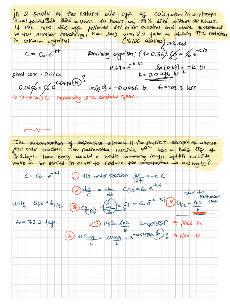Reaction Kinetics, PS | PDF Reaction Kinetics, PS | PDF