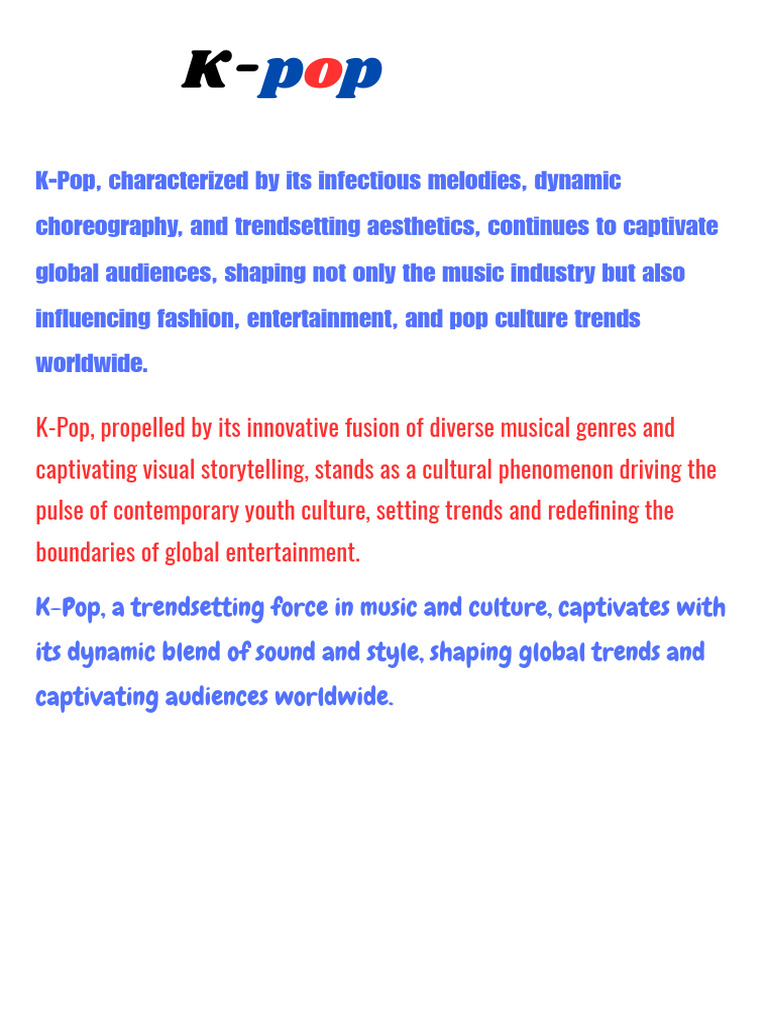 K Pop | PDF