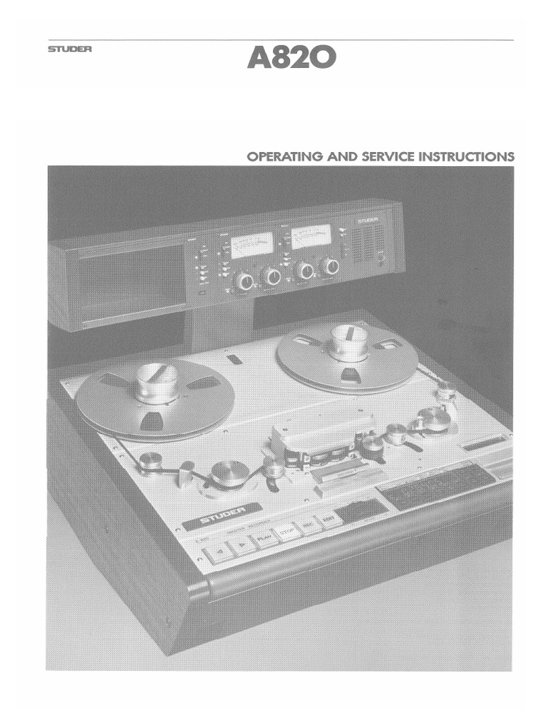A820 Op Serv and Upd93 | PDF