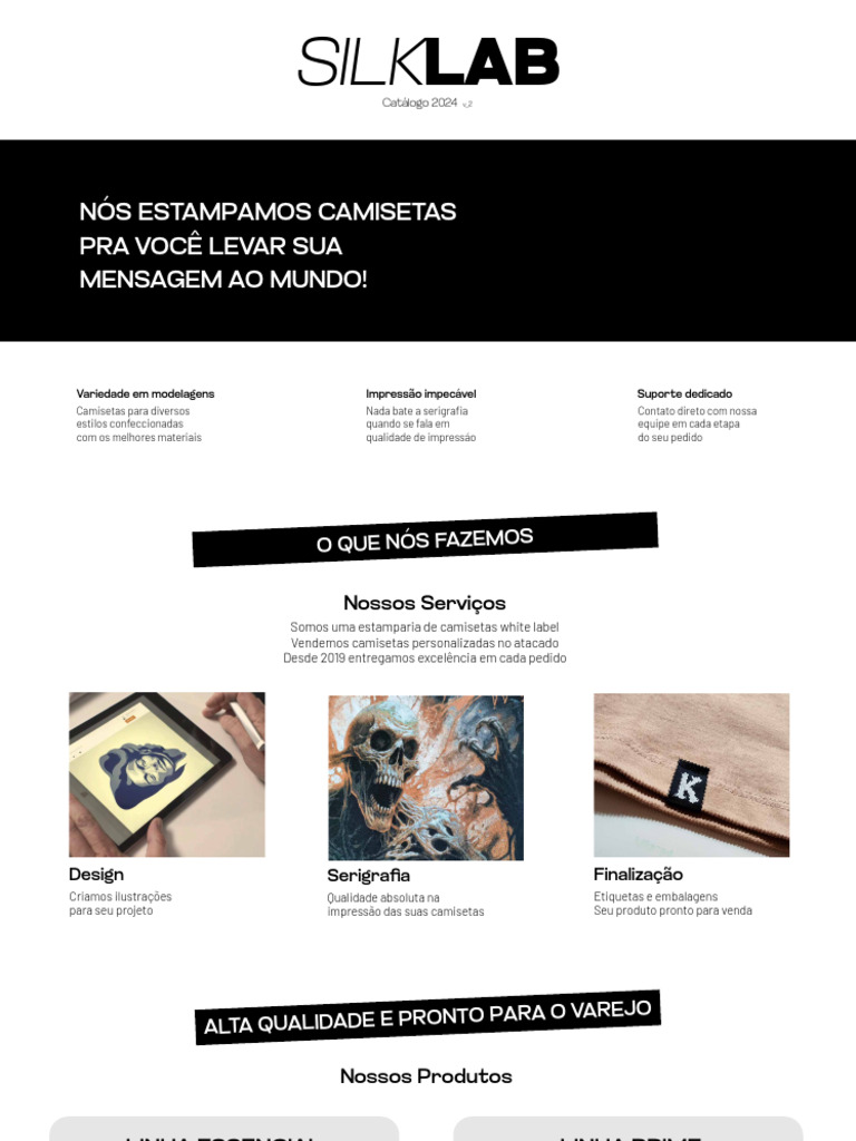 Silk Lab CATÁLOGO 2024v2 | PDF | Impressão | Cor