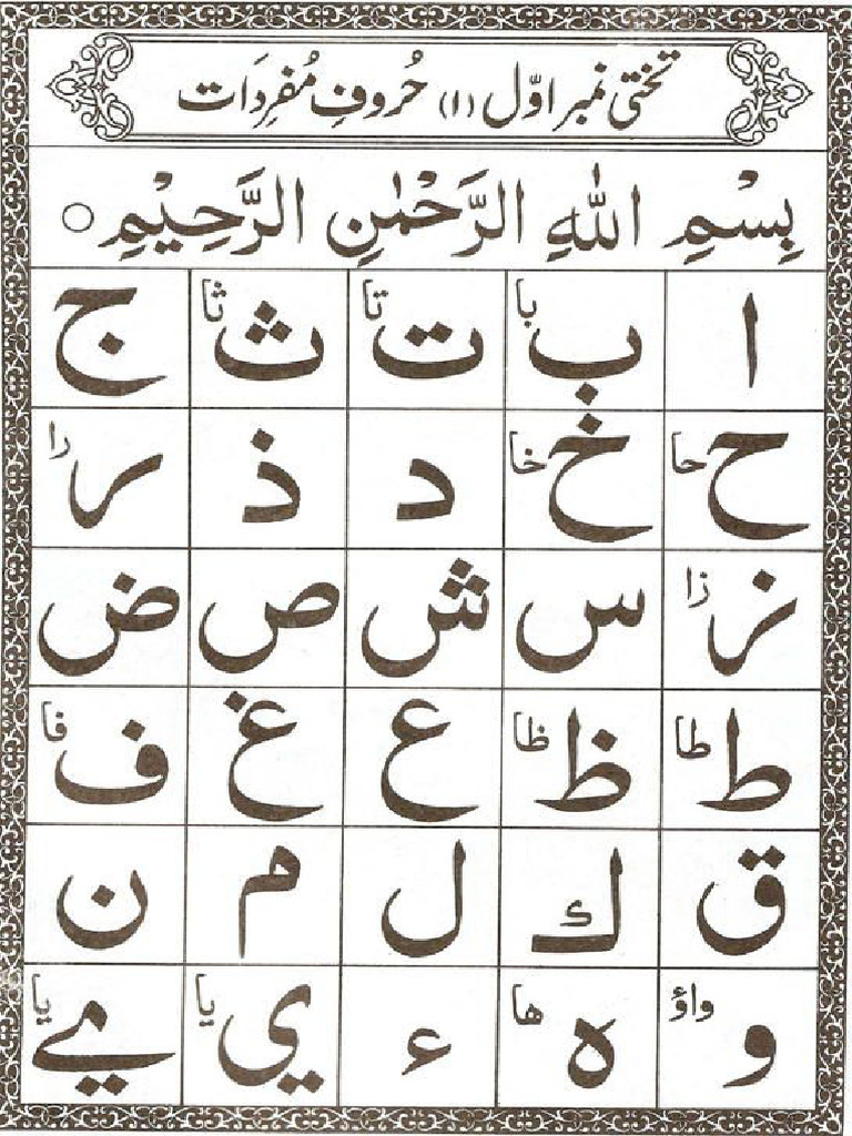 Full Noorani Qaidah | PDF