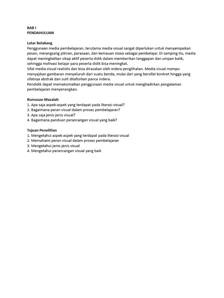 contoh Rancangan Penelitian | PDF