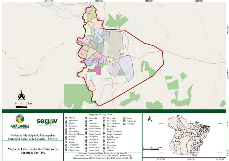 Bairros de Parauapebas 2020 | PDF