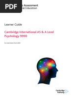 9990 AICE Psychology Student Learner Guide | PDF | Psychology ...