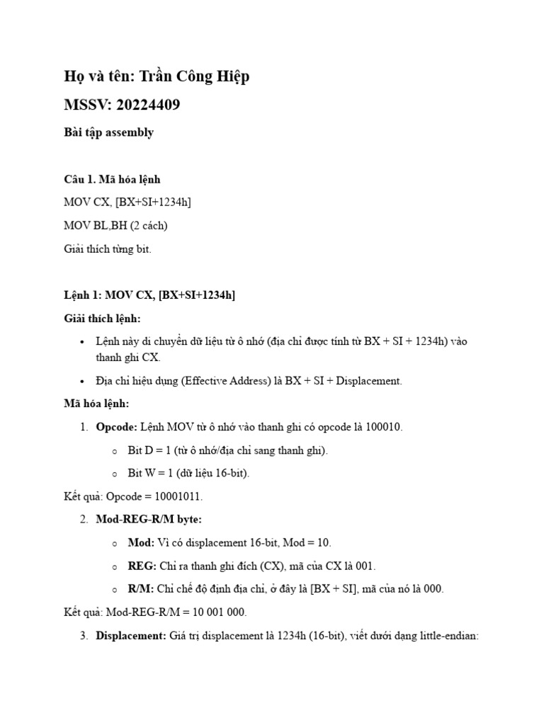 Tran Cong Hiep - 20224409 | PDF