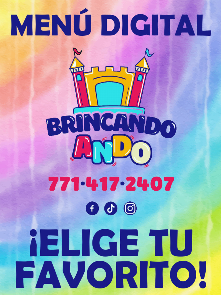 Menú Digital Brincando Ando | PDF