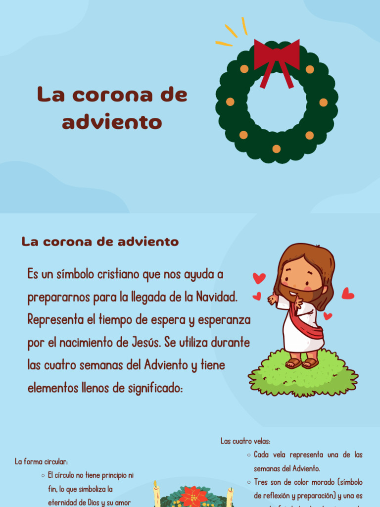 Actividades y significado de la corona de adviento | PDF | Adviento | Vela