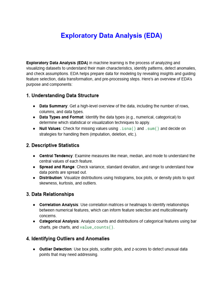 DL_EDA_process | PDF | Data Analysis | Outlier