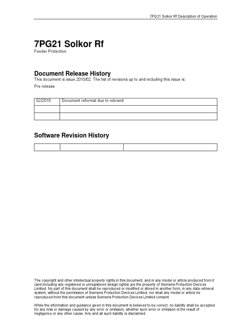 7PG21 Solkor RF Technical Manual Chapter 1 Description of Operation ...