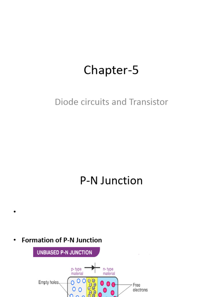 Chapter-5 Diode circuits and transistor | PDF | Bipolar Junction ...