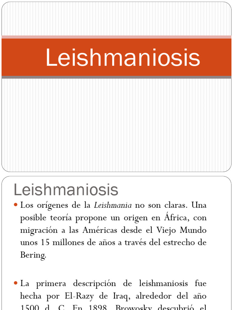 Leishmaniosis2 2-Combinado | PDF | Plasmodium | Plasmodium Falciparum