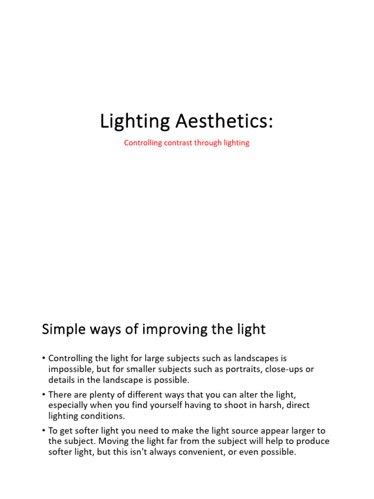 Mastering Lighting Aesthetics Techniques | PDF | Sky | Flash (Photography)