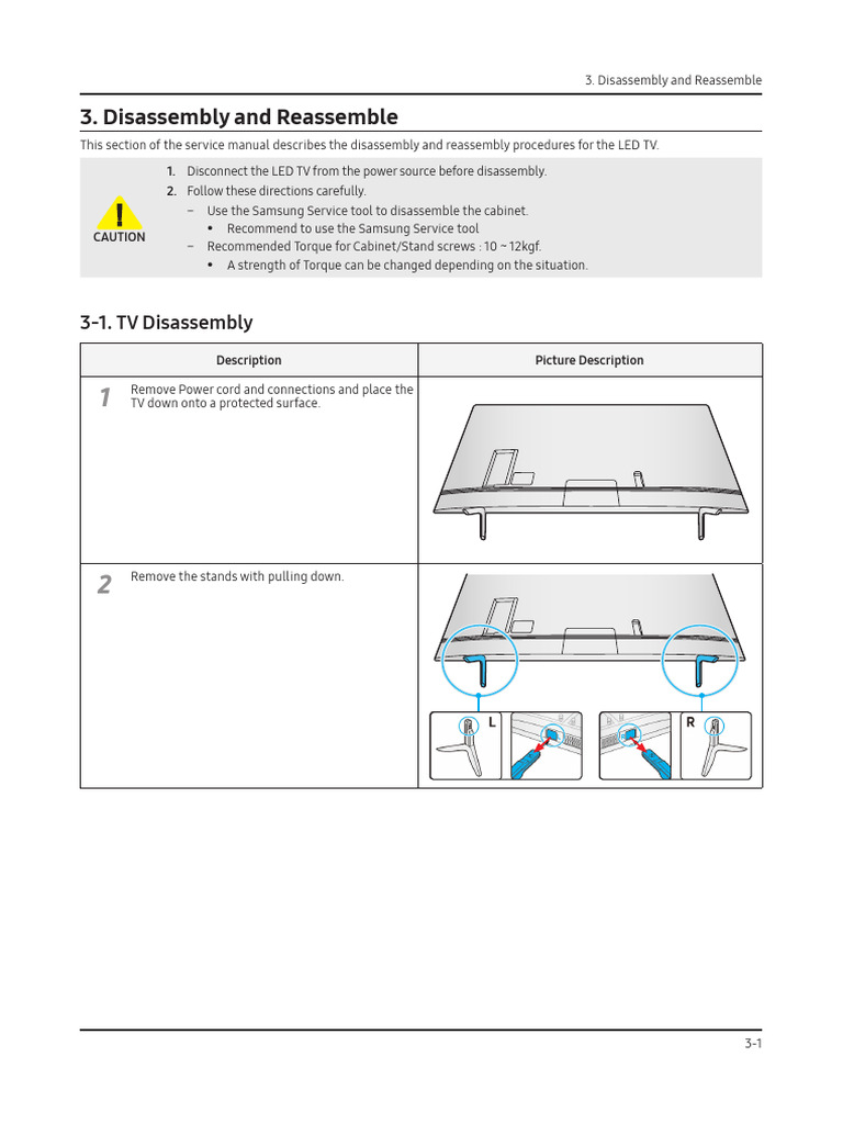 Disassembly & Reassembly | PDF | Capacitor | Electronics