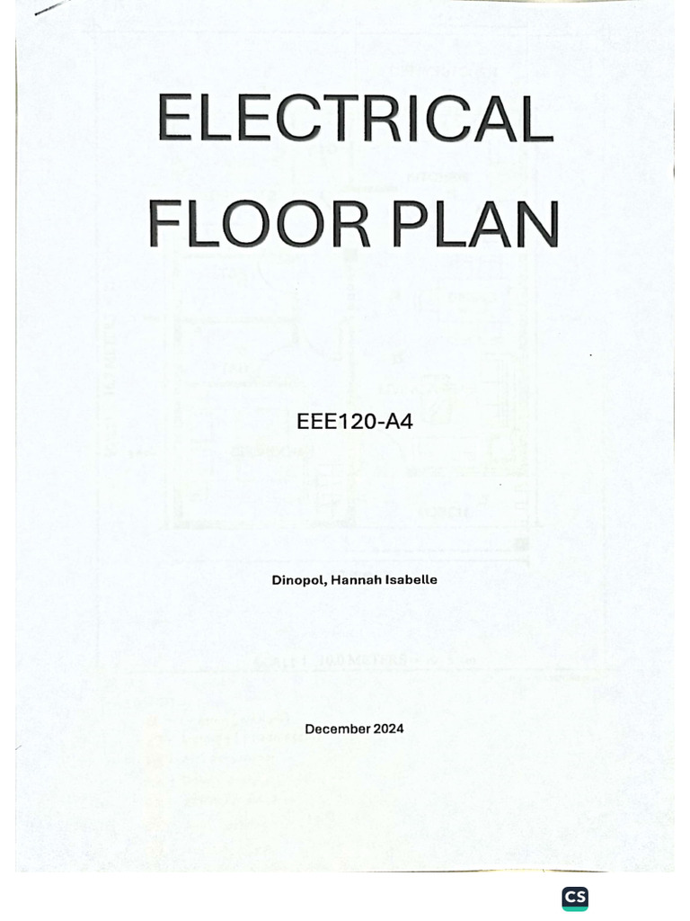Electrical Floor Plan | PDF