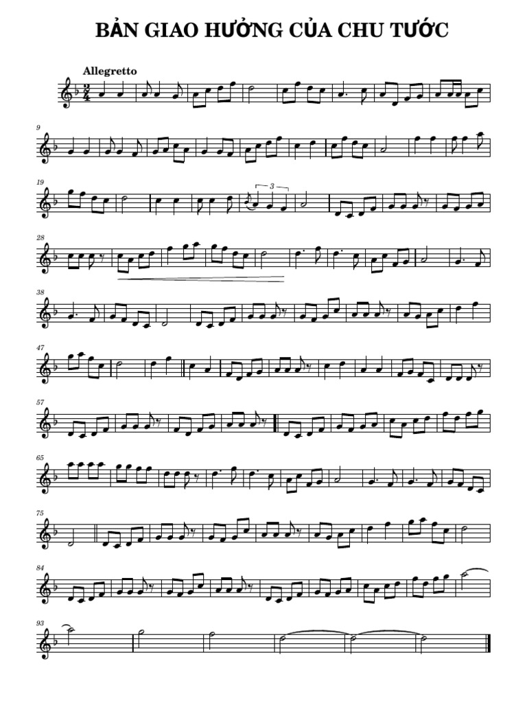 B Ngiaoh NGC Achut C: Allegretto | PDF