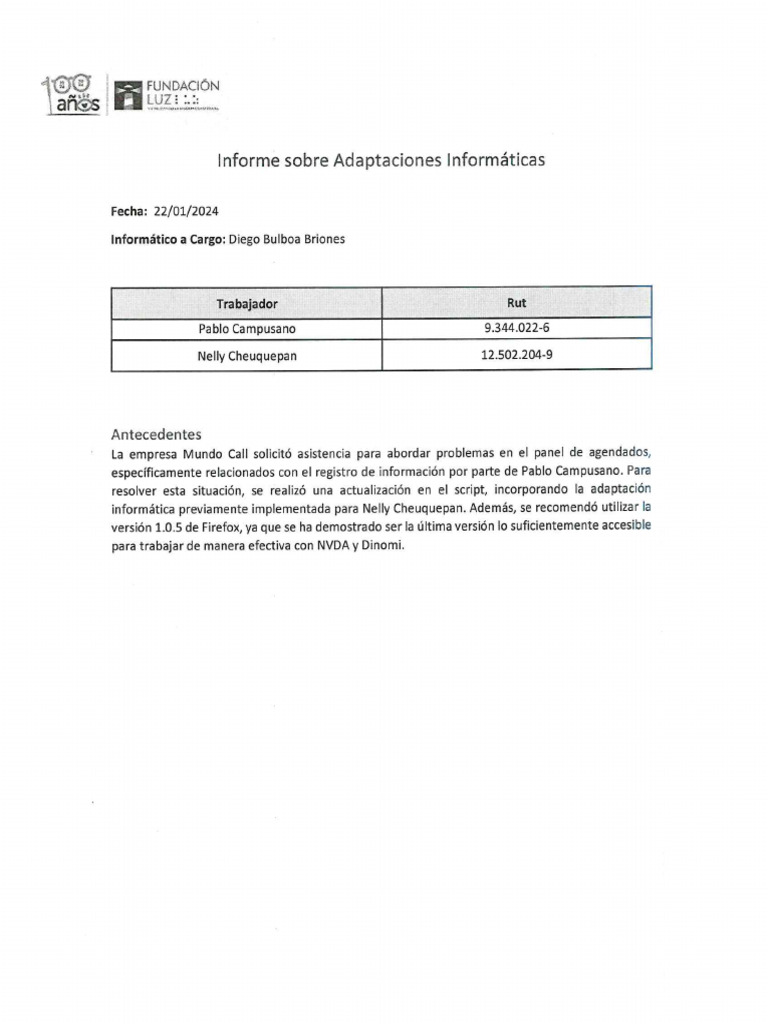 22-01-2024 Informe Mundo Call | PDF
