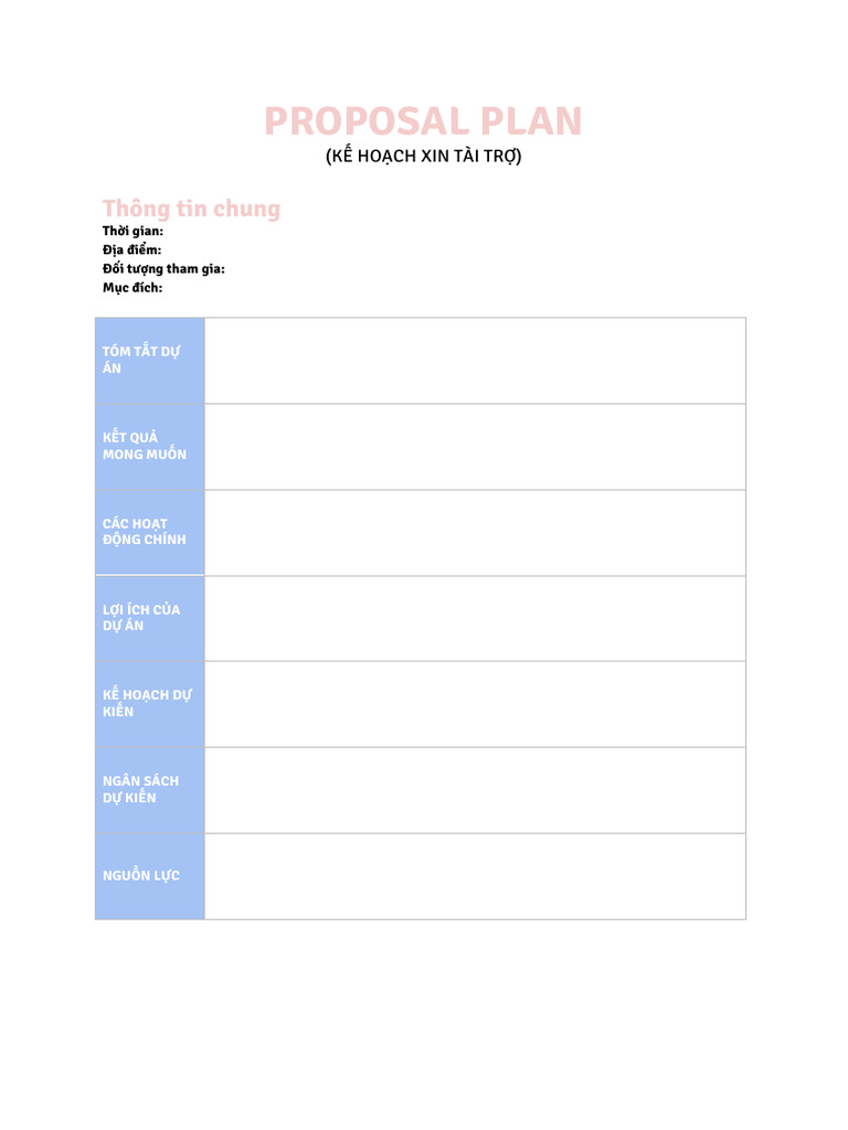 [KC] PROPOSAL PLAN TEMPLATE | PDF