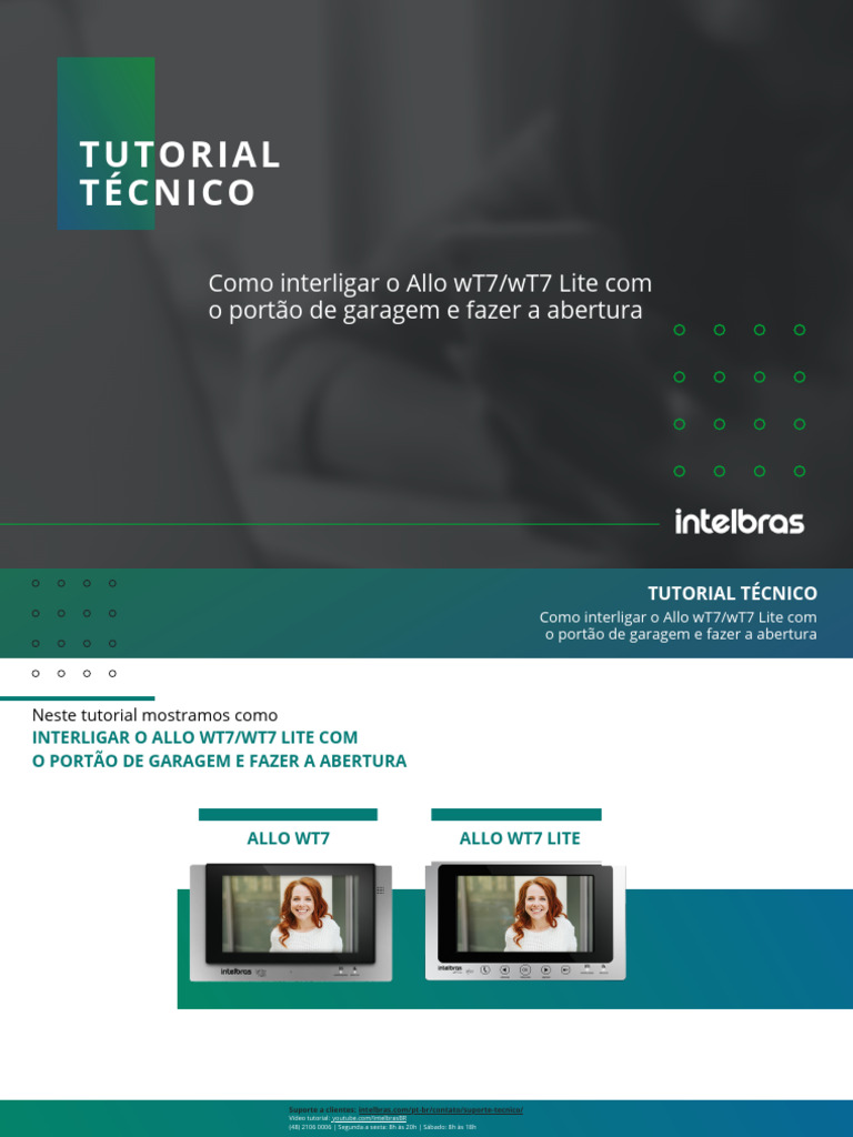 Como Interligar o Allo Wt7 Wt7 Lite Com o Portao de Garagem e Fazer A Abertura | PDF | Informática